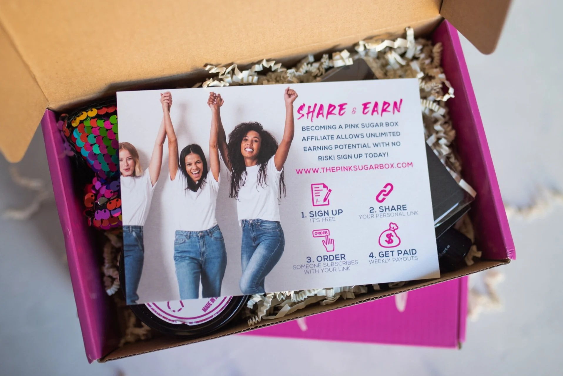 Pink Sugar Subscription Box | Happiness in a Box