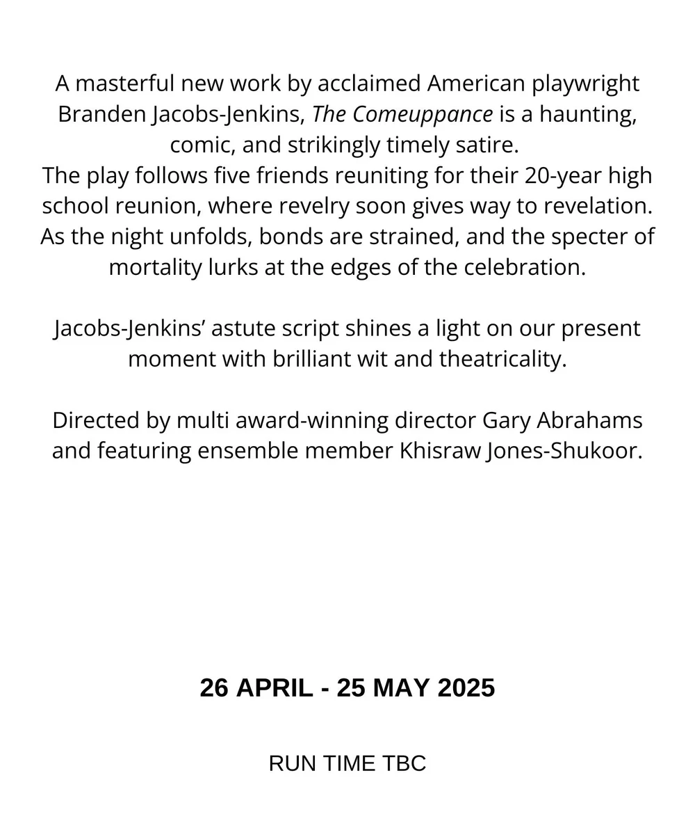 THE COMEUPPANCE 2025 — Red Stitch Actors' Theatre