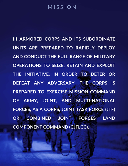 III Armored Corps Brand Guide — Tuan Nguyen