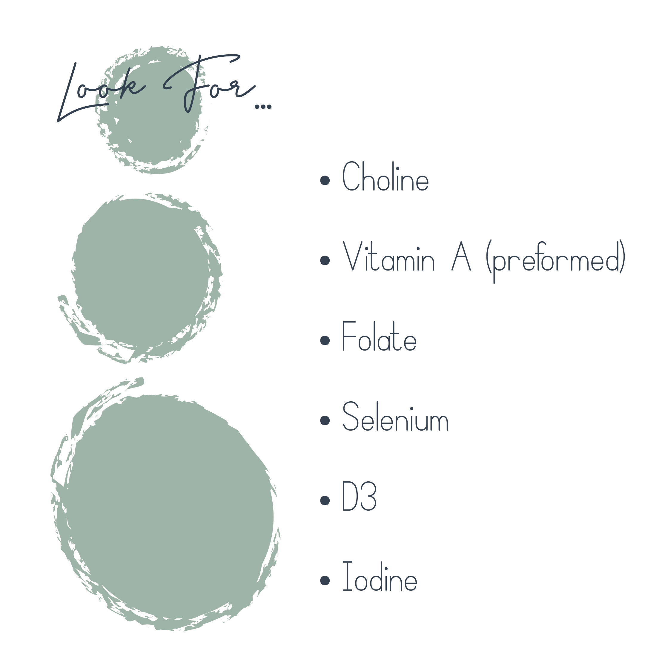 Food First, then Supplements — Matrescence Nutrition