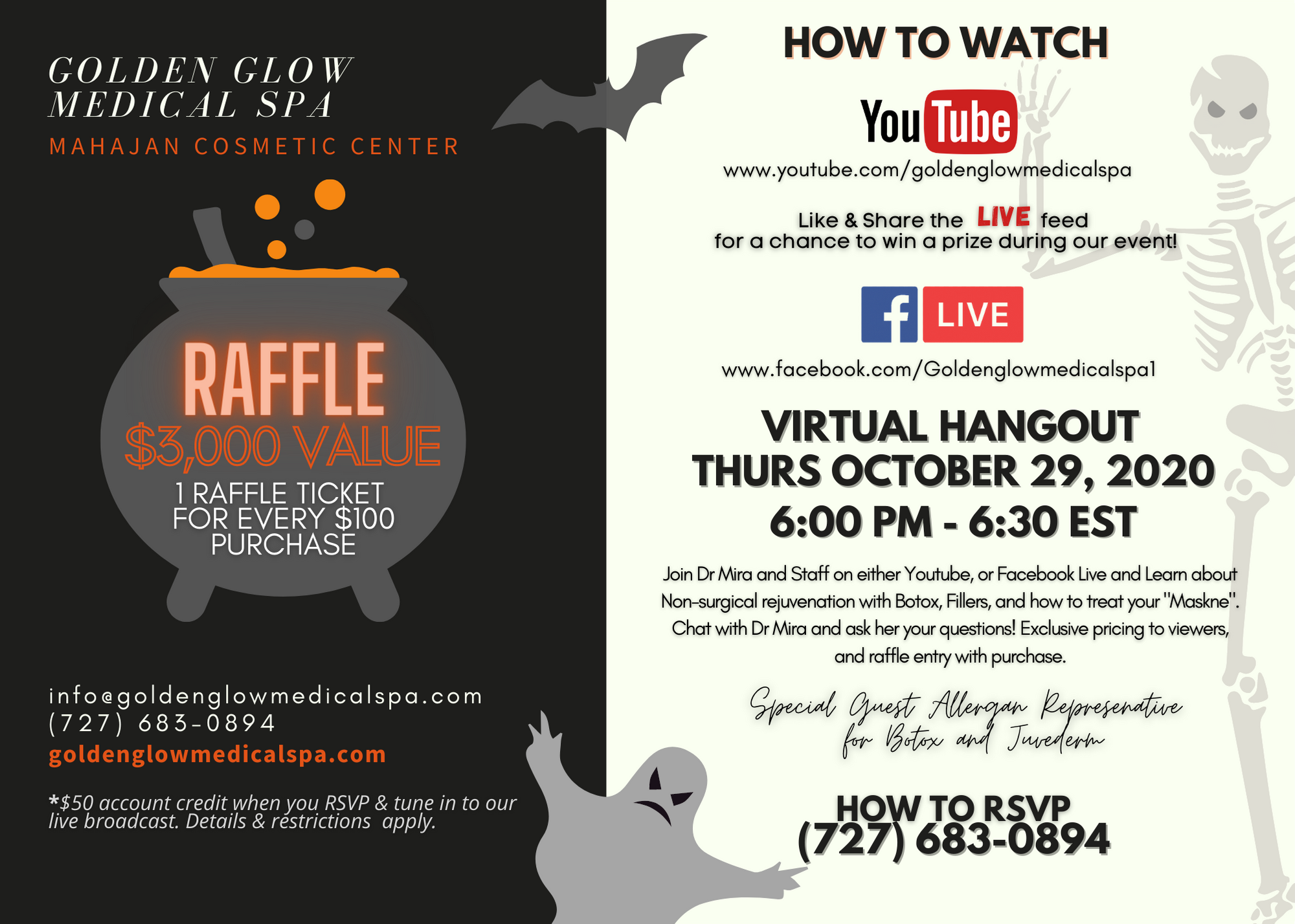 Virtual Live Event Specials on Botox and Fillers — Golden Glow Medical Spa