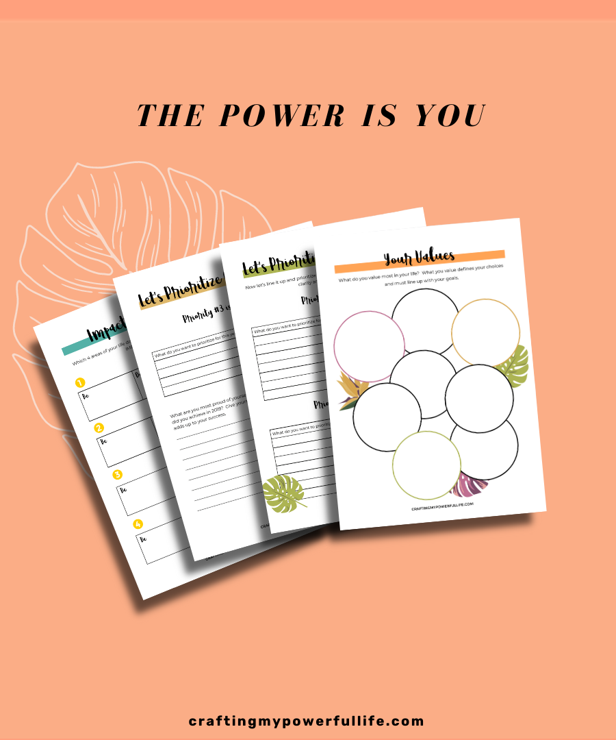 2020 Life Planning Workbook — Crafting My Powerful Life