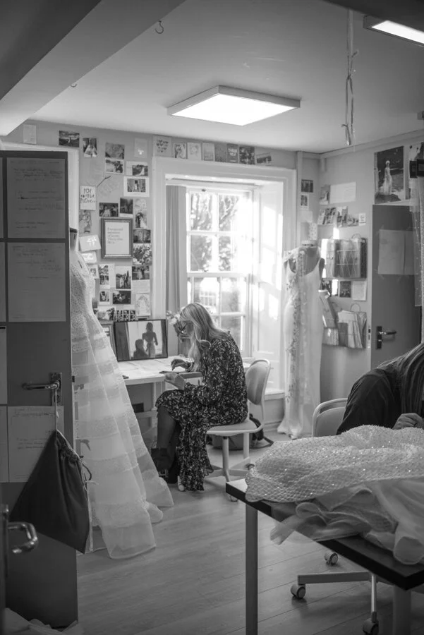 INSIDE THE ATELIER — Emma Beaumont — Bespoke Bridalwear