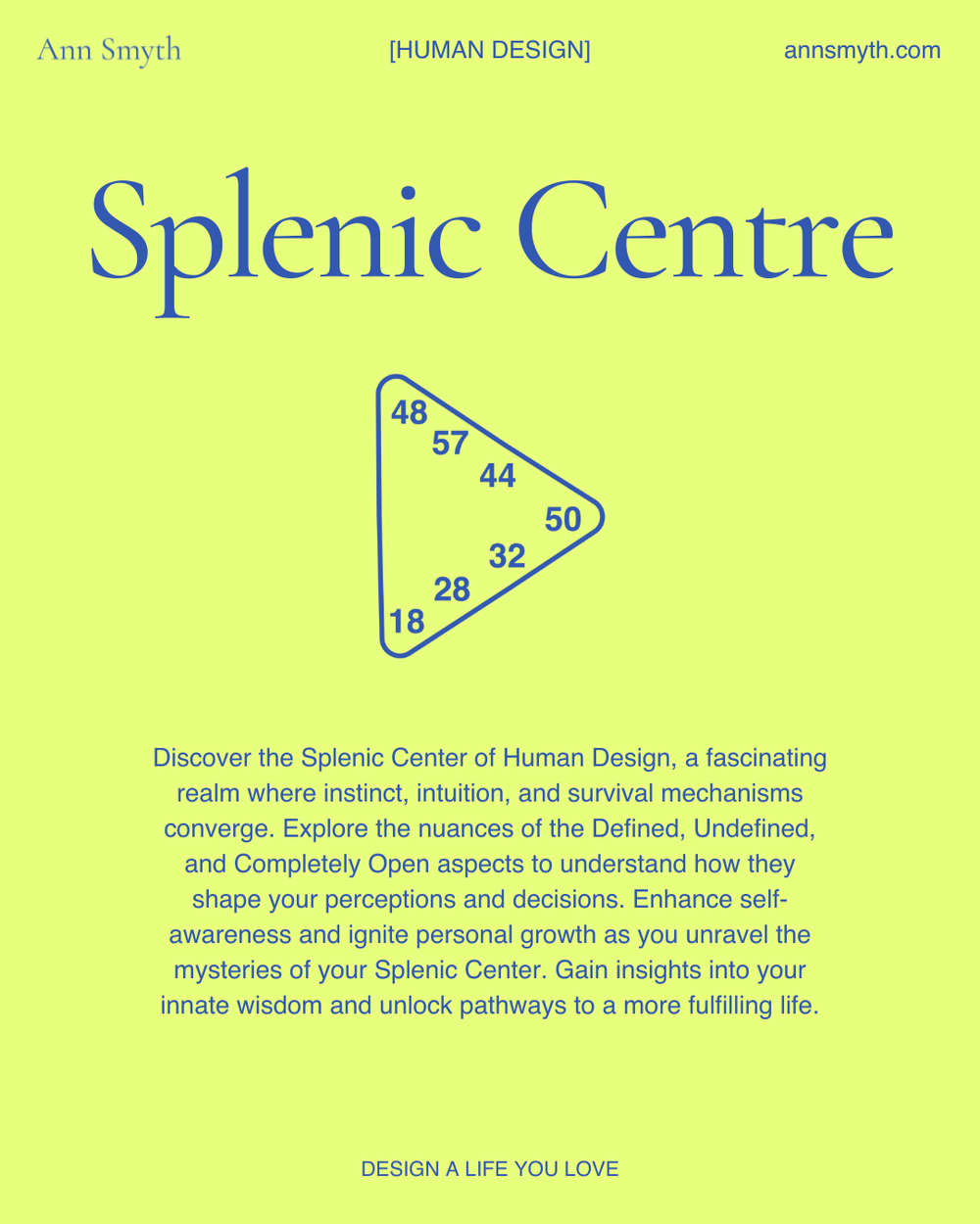 Splenic Centre Human Design