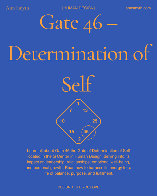 Gate 46 – The Gate of the Determination of Self Human Design