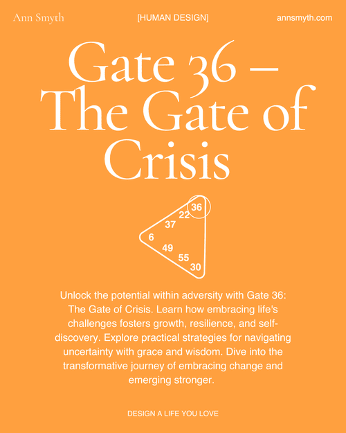 Human Design Gate 36: The Gate of Crisis, Turning Darkness Into Light