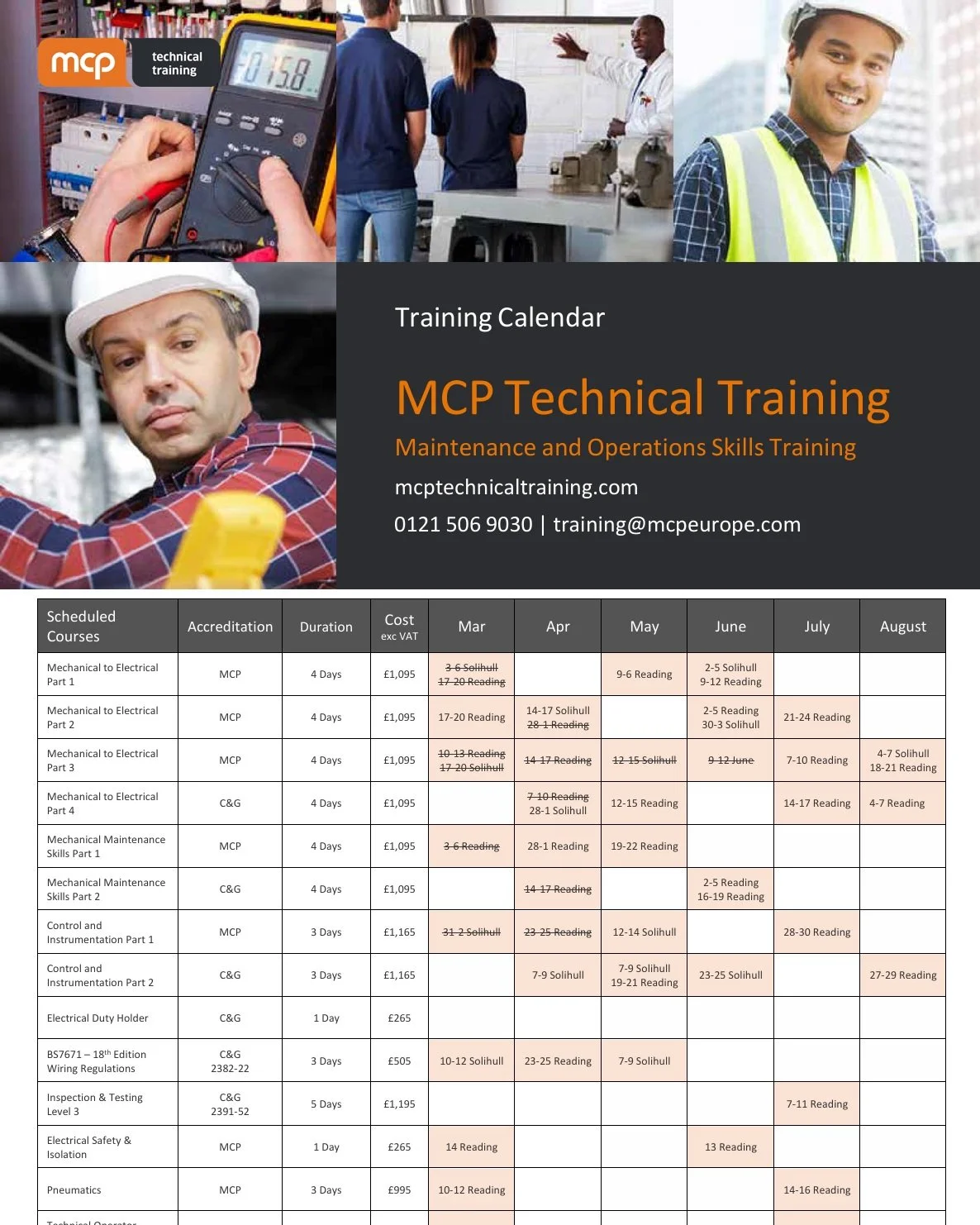 Benefits of Multi Skilling — MCP Technical Training