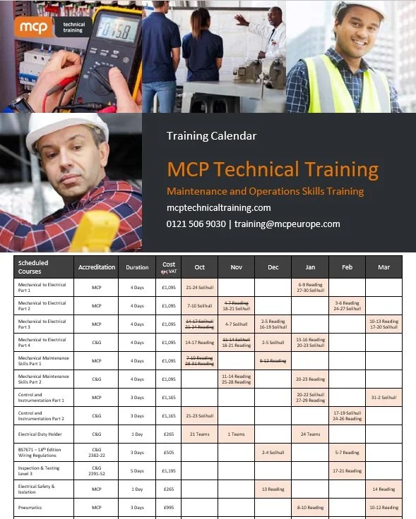 Benefits of Multi Skilling — MCP Technical Training