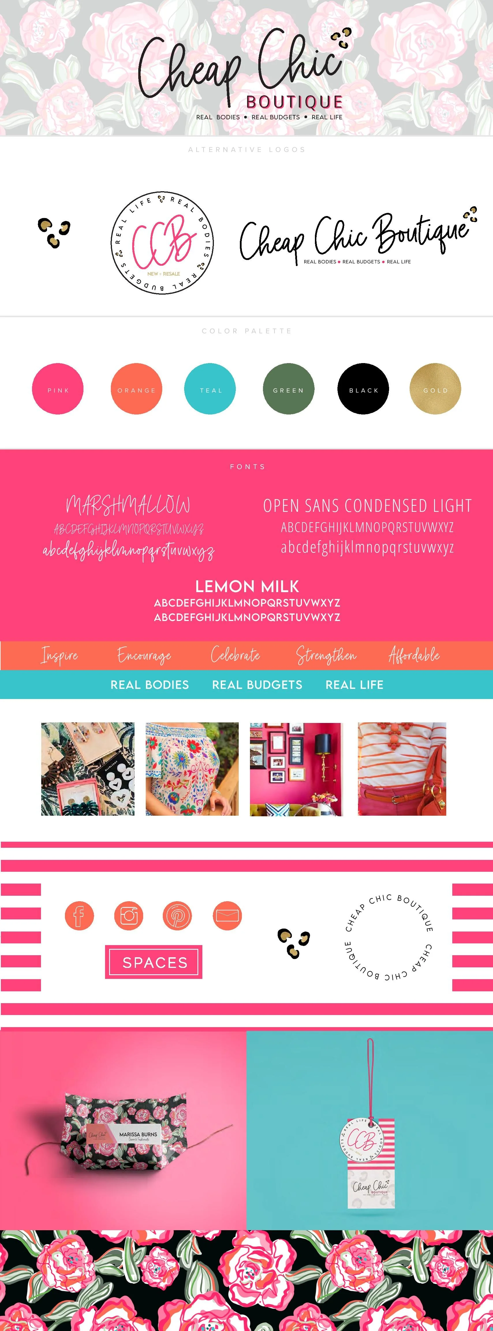 Portfolio - Cheap Chic Life — Wallaby Creative