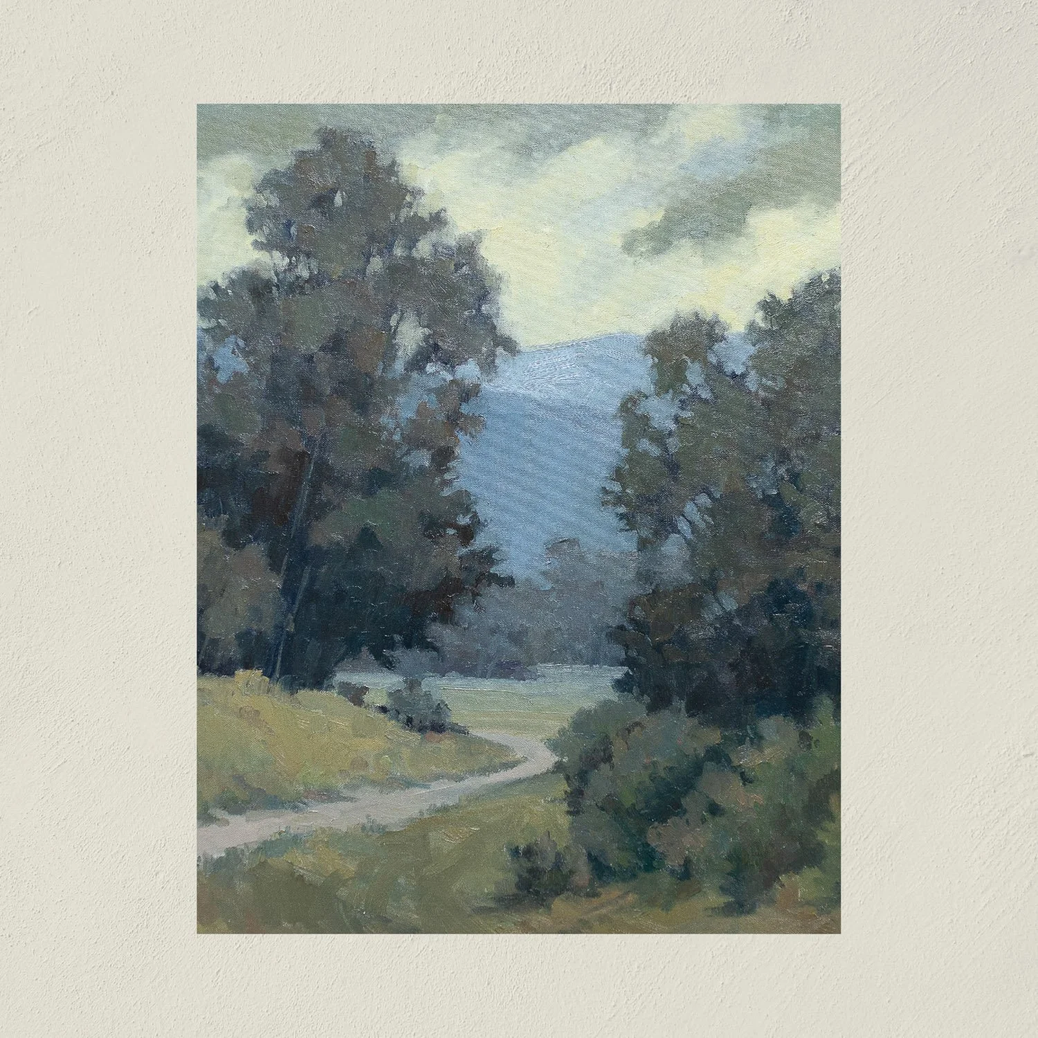 Neutral Landscape Art Prints — Ashley Ozmint Art / Asheville Landscape ...