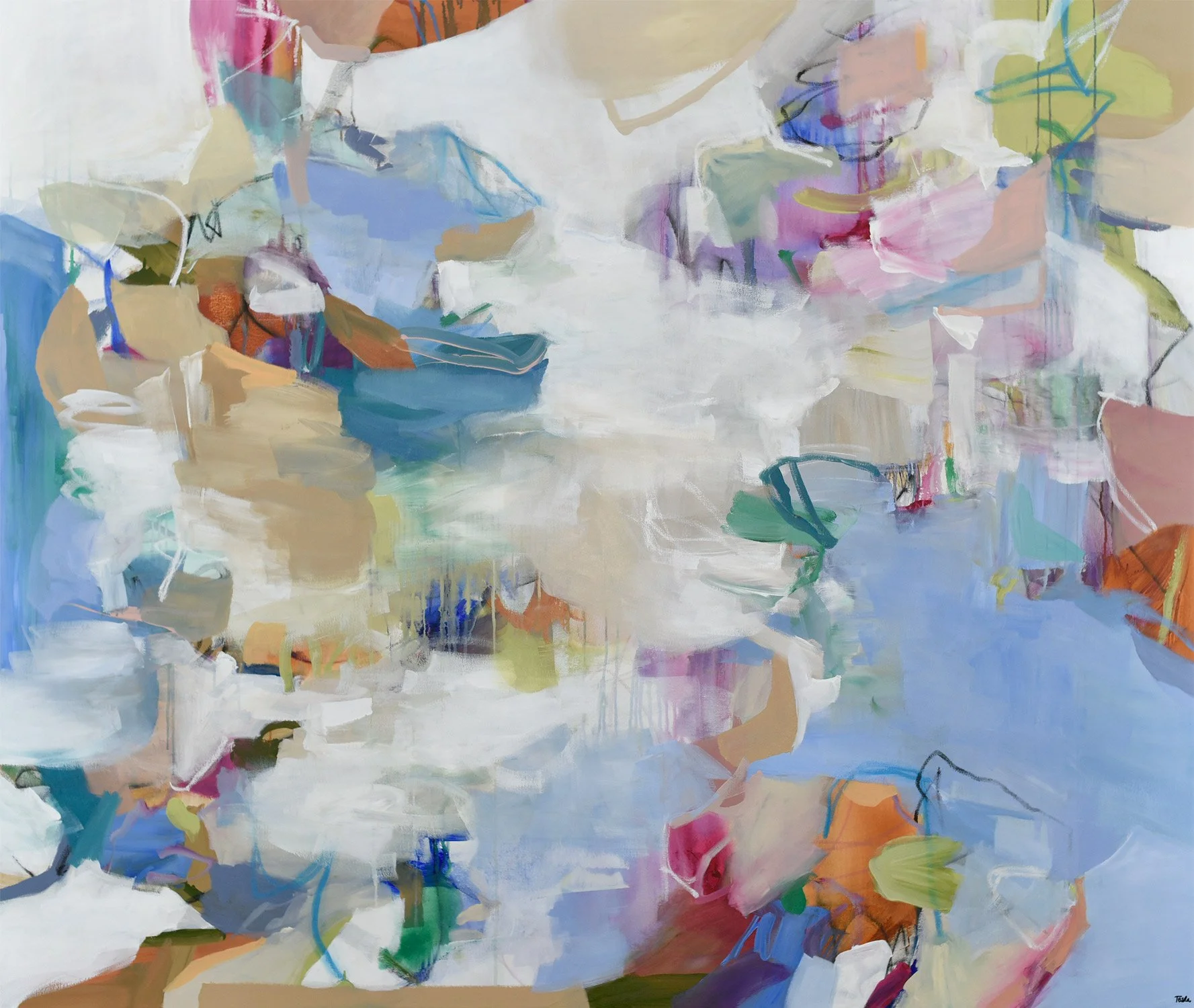 Cat Tesla Abstract Art | Abstract Expressionist Paintings — CAT TESLA ...