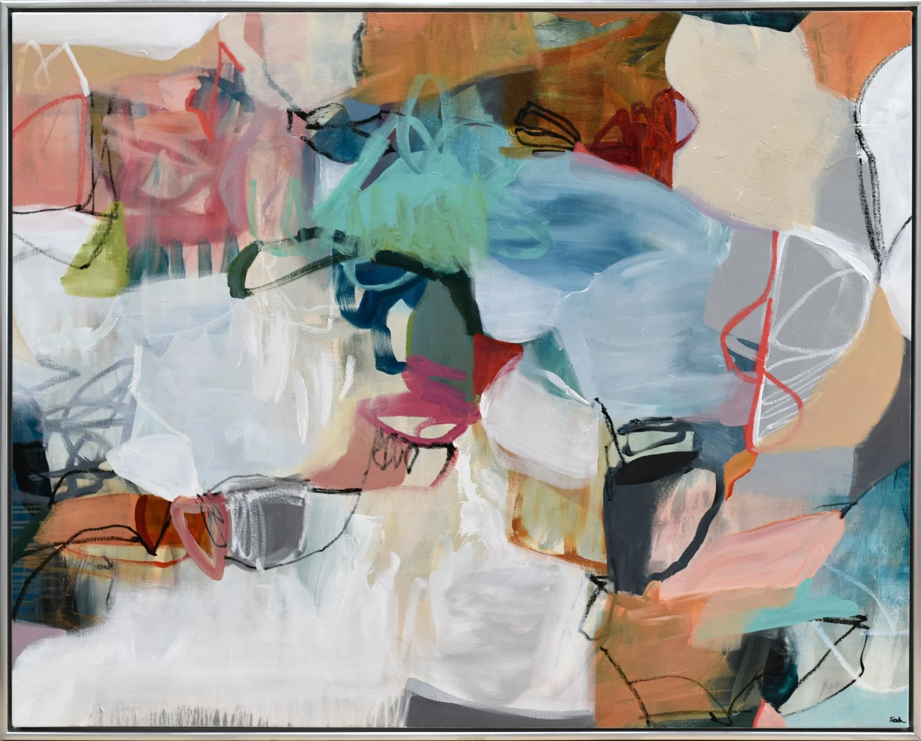 Cat Tesla Abstract Art | Abstract Expressionist Paintings — CAT TESLA ...