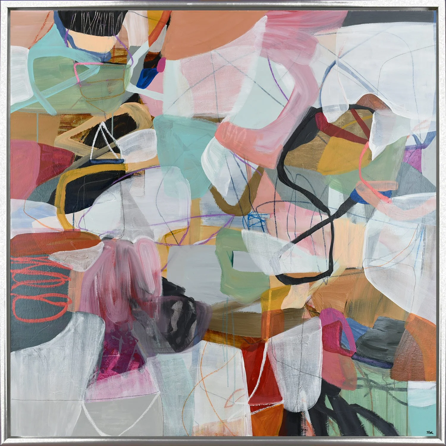 Cat Tesla Abstract Art | Abstract Expressionist Paintings — CAT TESLA ...