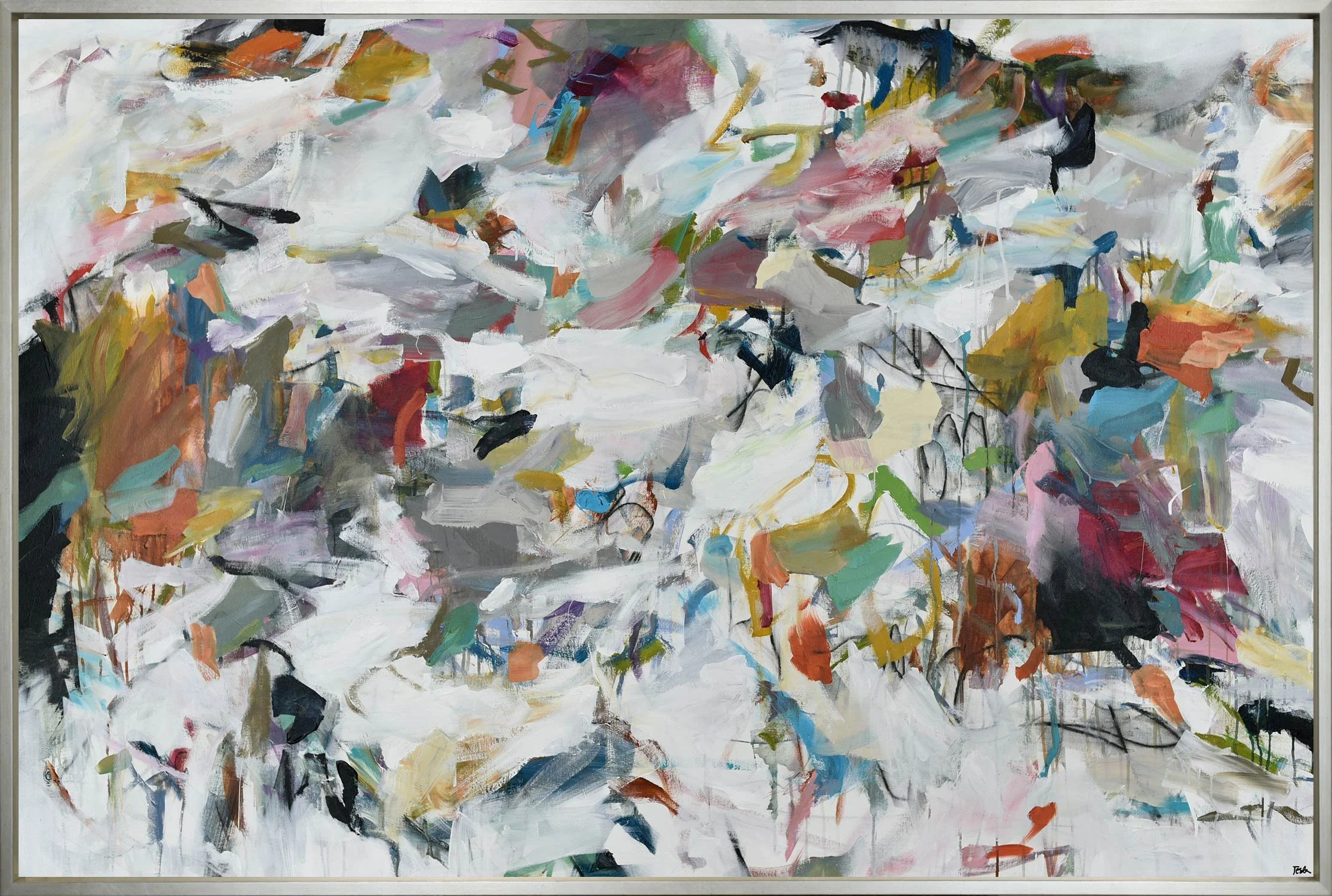 Cat Tesla Abstract Art | Abstract Expressionist Paintings — CAT TESLA ...