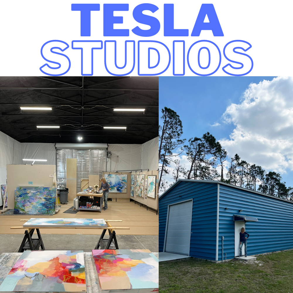Abstract Composition and Color Workshop — CAT TESLA FINE ART