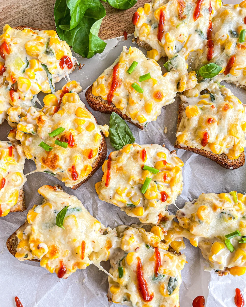 One-pot creamy corn on toast — The Global Vegetarian