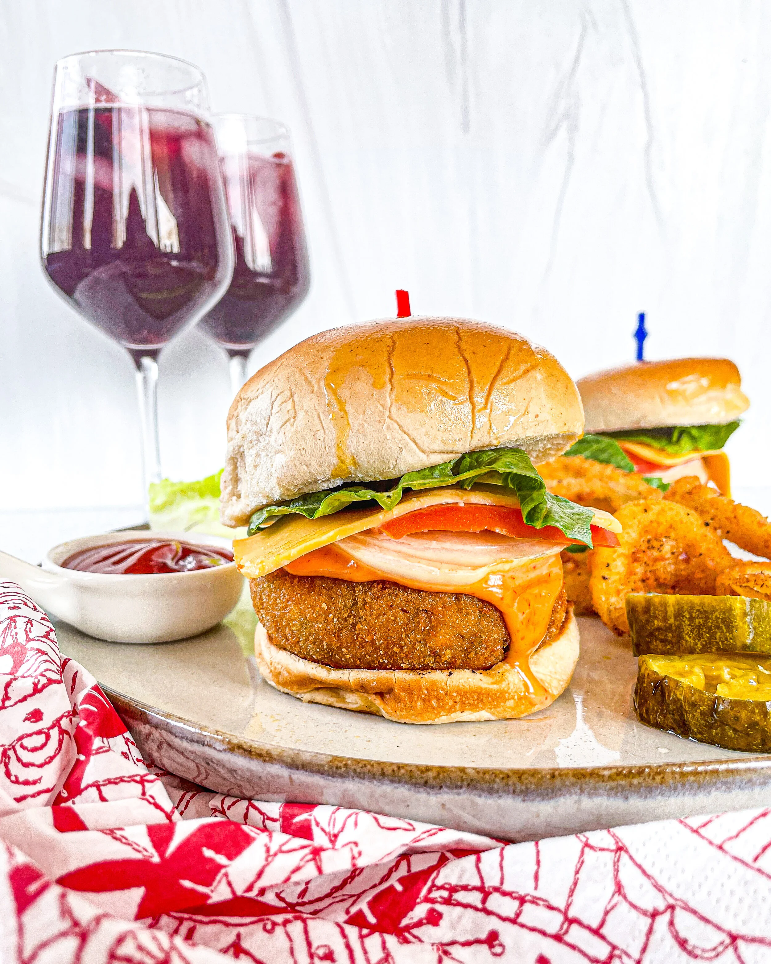 Indian style Vegetable Burger — The Global Vegetarian