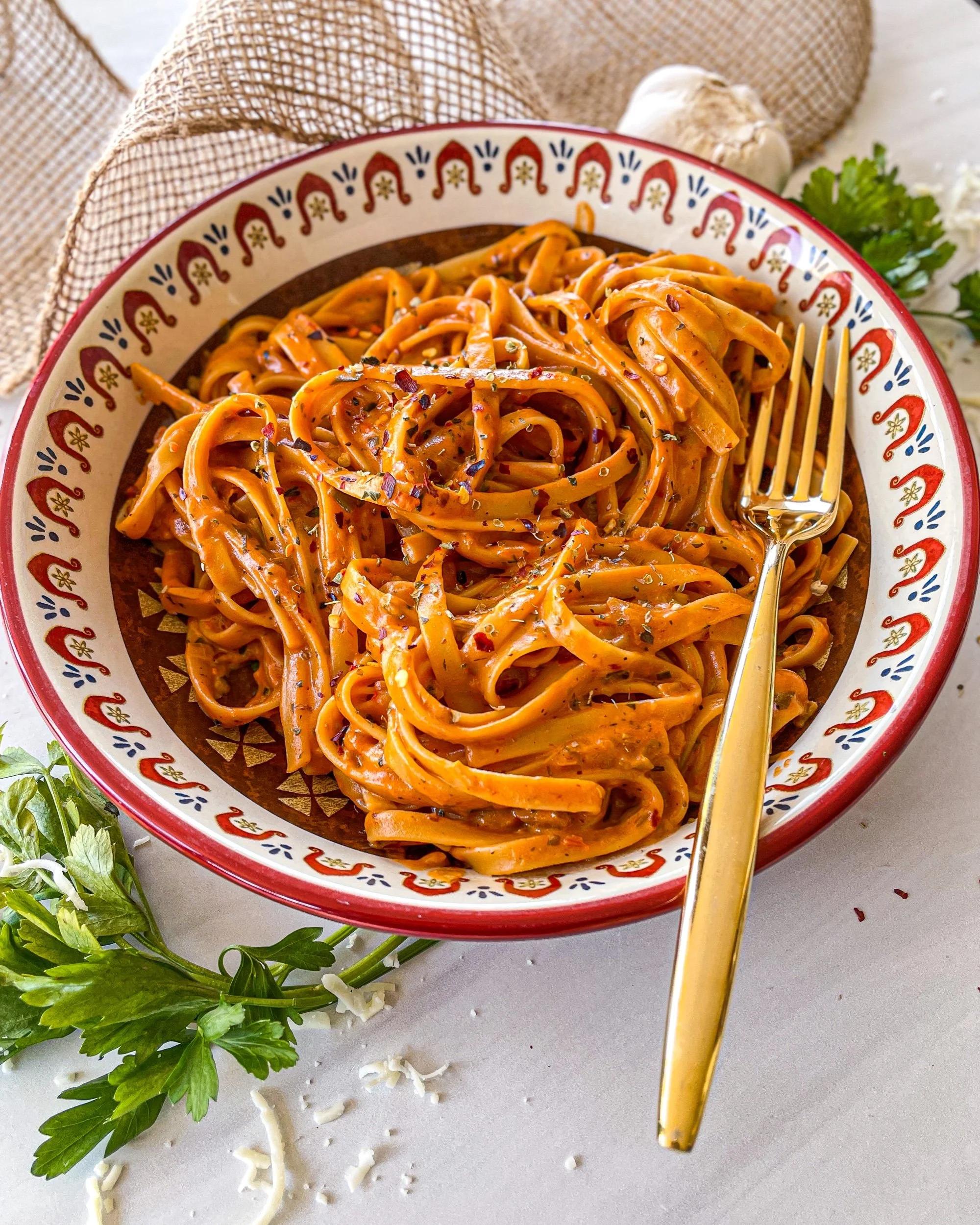 Creamy Mixed Sauce Pasta — The Global Vegetarian
