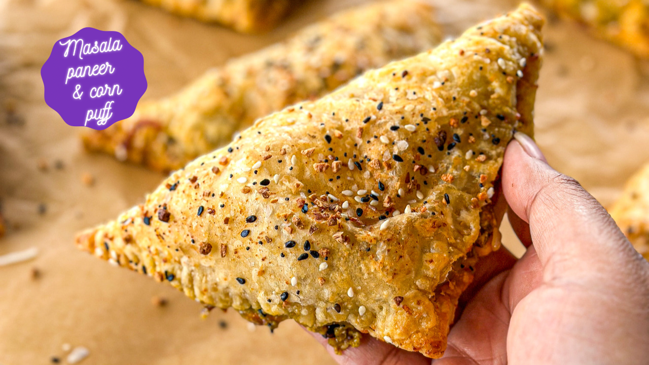 Masala Paneer & Corn Puffs — The Global Vegetarian