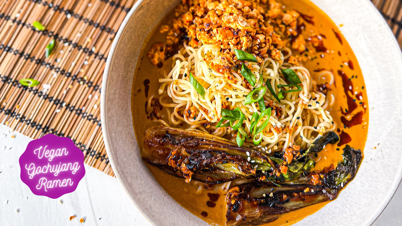 Vegan Gochujang Ramen with Tofu — The Global Vegetarian