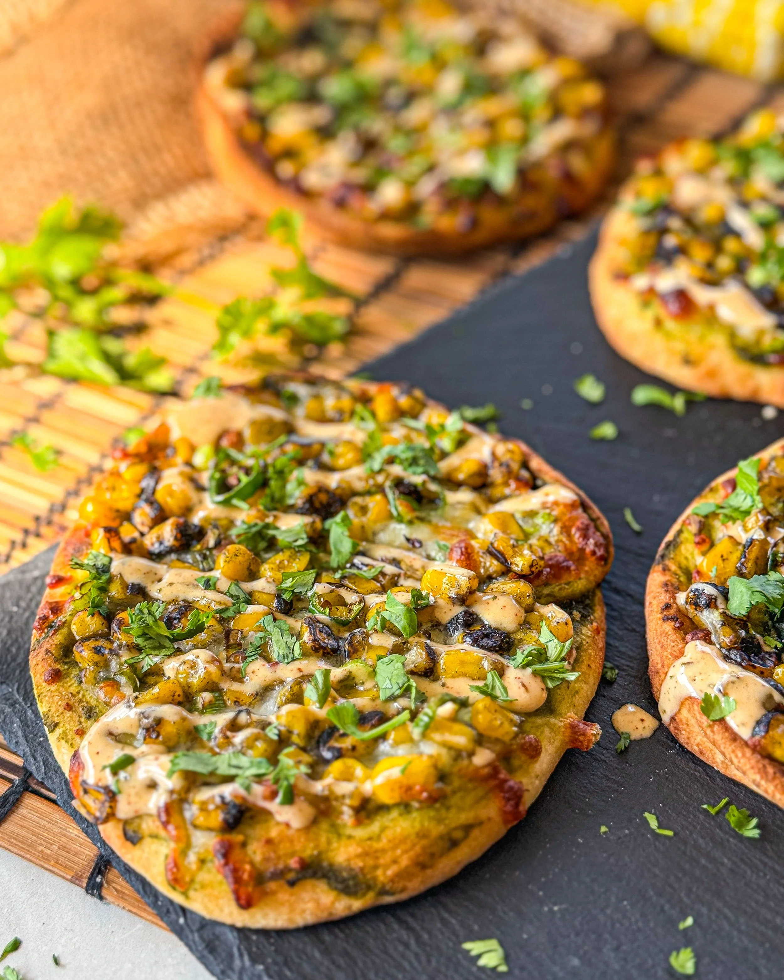 Street-style Corn Flatbread- Elote goodness in every bite! — The Global ...