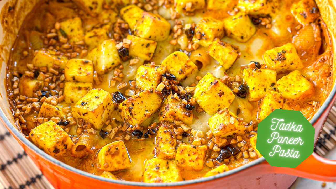Tadka Paneer Pasta- An Indian-Italian fusion pasta recipe — The Global ...