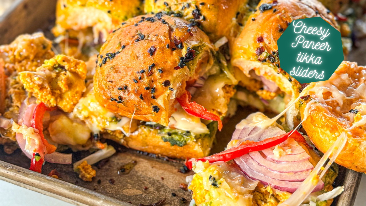 Paneer Tikka Sliders- Vegetarian Indian Fusion slider recipe! — The ...