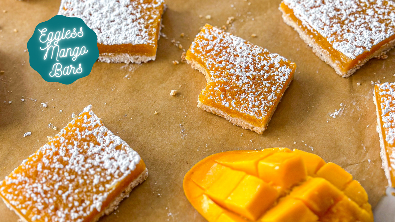 Delicious Eggless Mango Bars — The Global Vegetarian