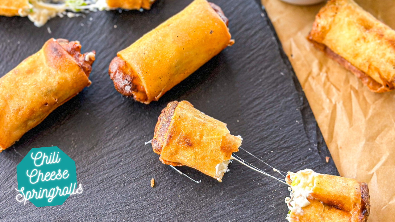 Crispy Chili Cheese Spring Rolls - A Cheesy Delight for Your Taste Buds ...