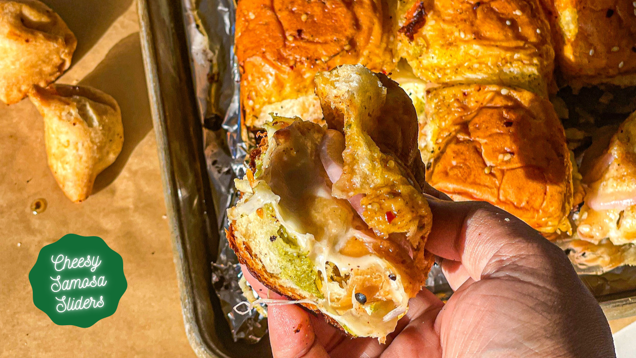 Cheesy Samosa Sliders — The Global Vegetarian