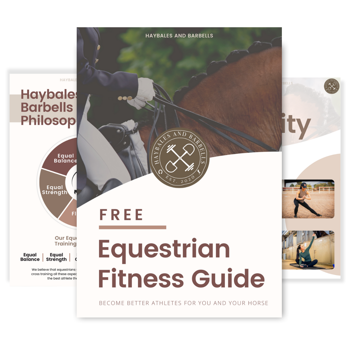 Free Equestrian Fitness Guide — Haybales & Barbells