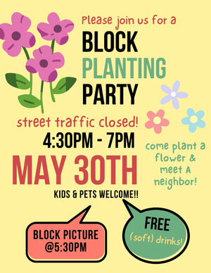 Spring Planting Party: May 30th! — E78ST