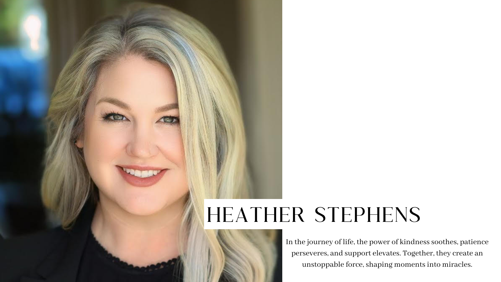 Heather Stephens: From Personal Experience to Professional Commitment ...