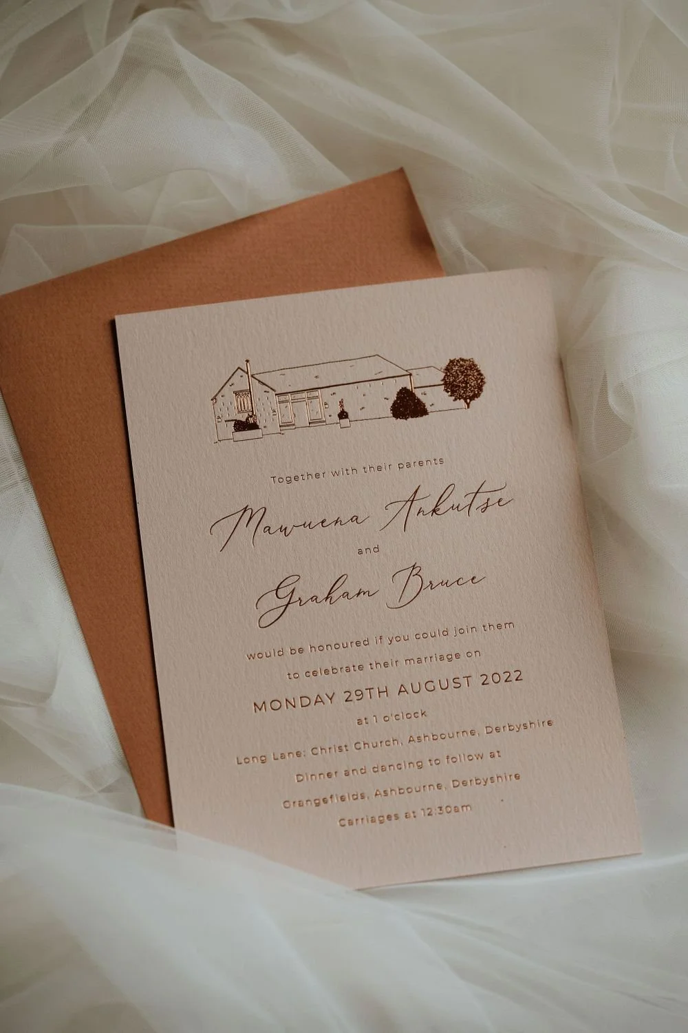 Bespoke Wedding Invitations | Silk & Ink Designs