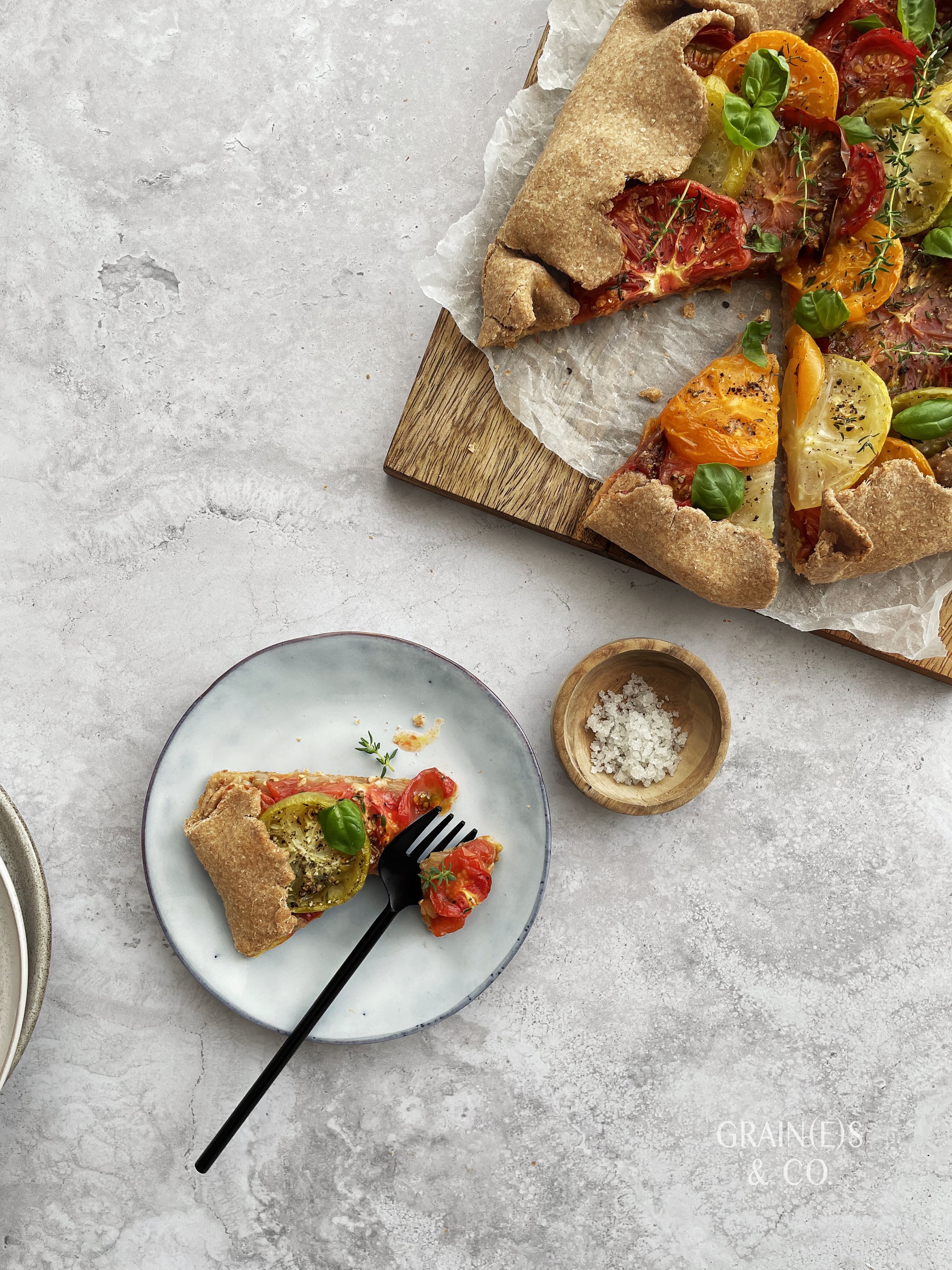 Rustic Tomato & Herb Galette — Grain(e)s & co.