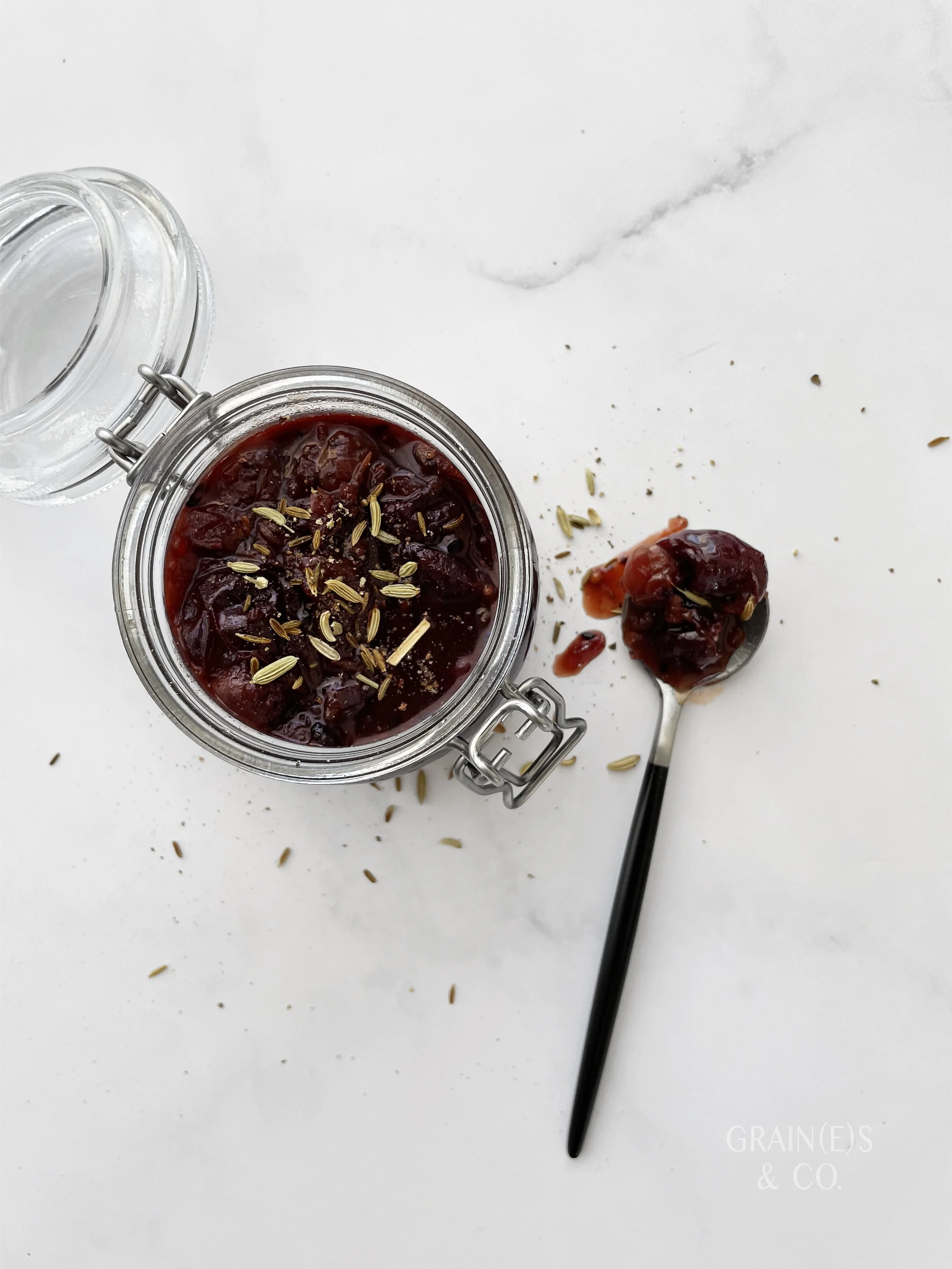 Grape Chutney — Grain(e)s & co.