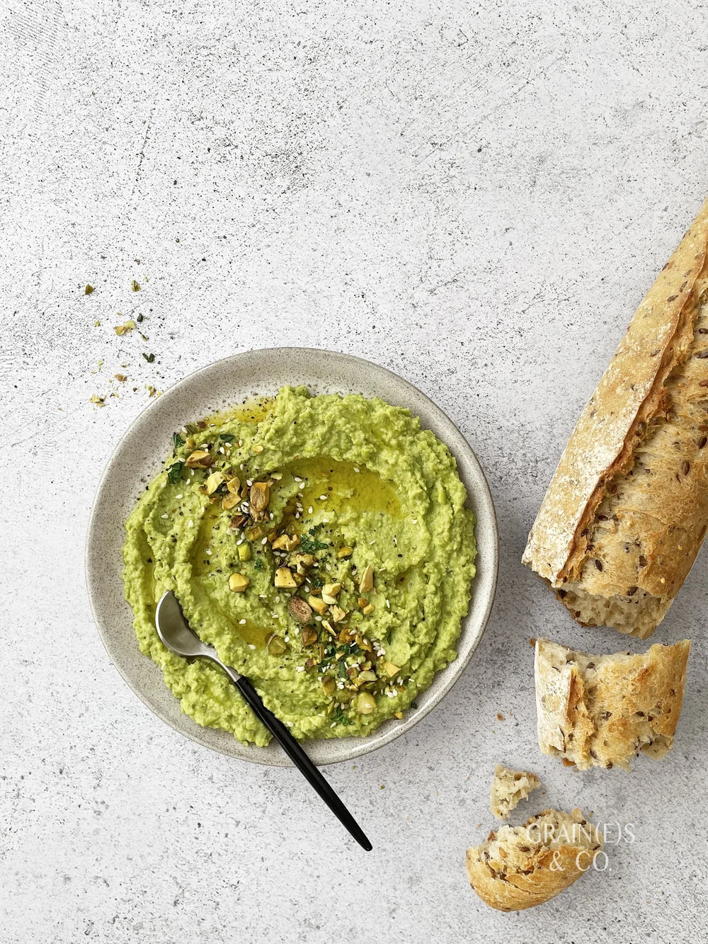 Green Pea Hummus — Grain(e)s & co.