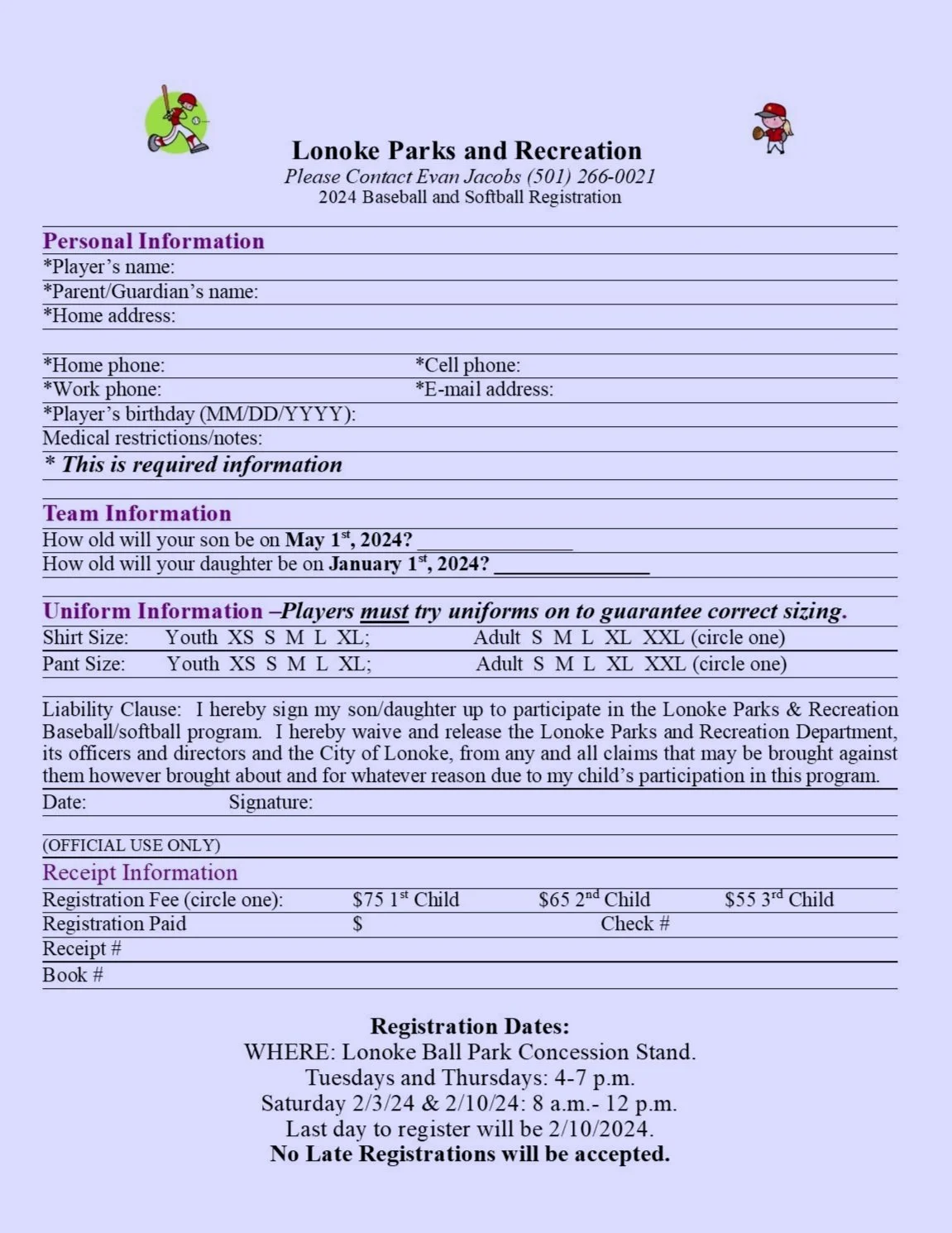 General 2 — City of Lonoke, Arkansas