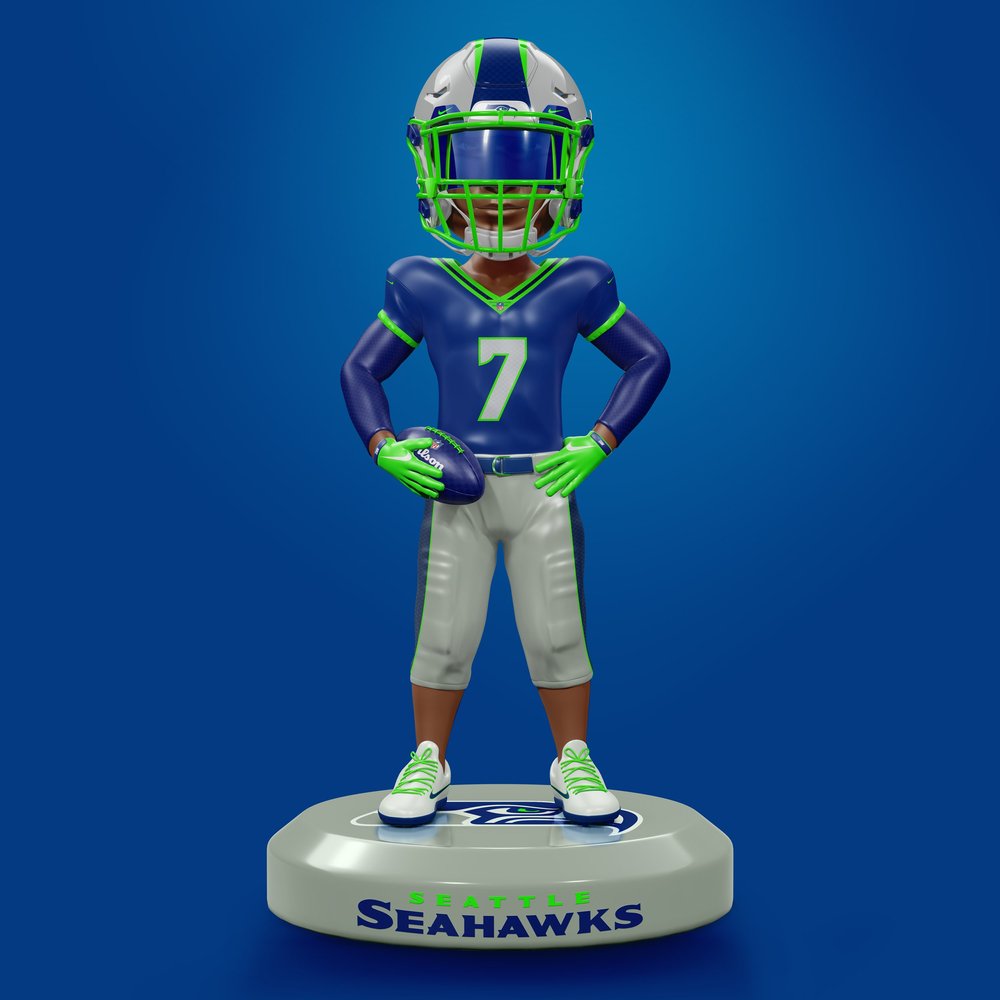 Seahawks Football Helmet Cartoons