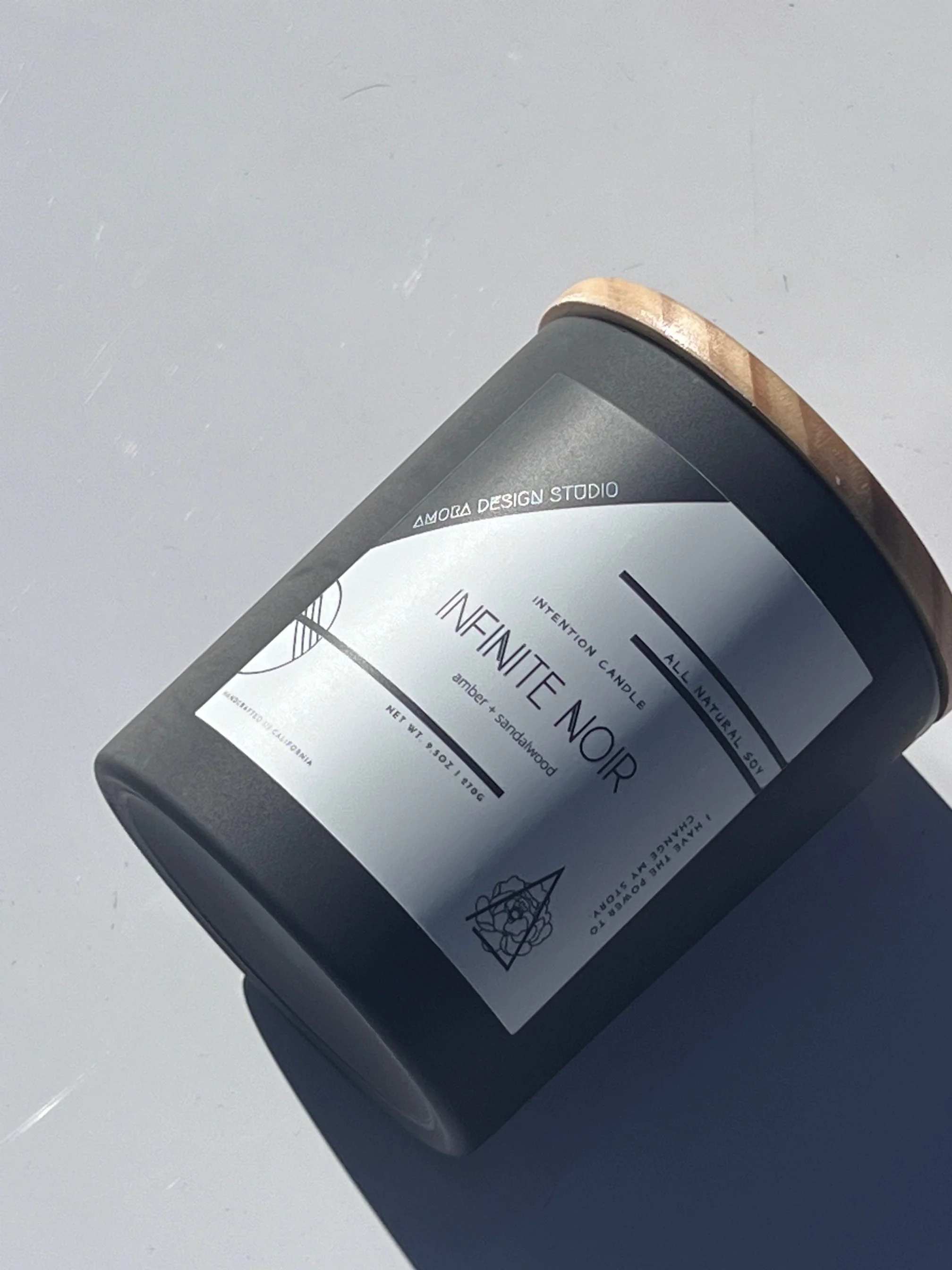 Crystal Intention Candles — Amora Design Studio