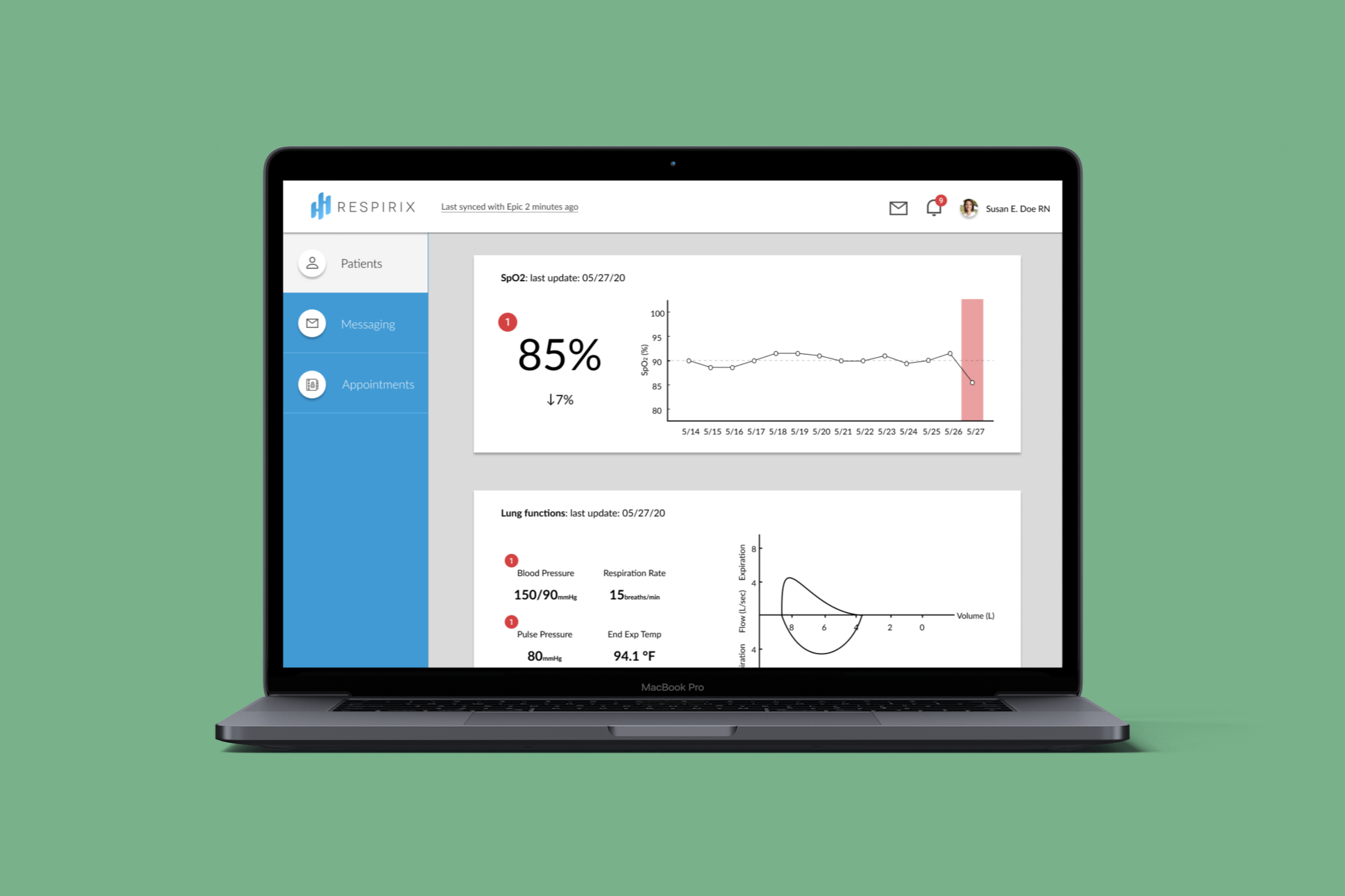 Respirix — James Rothbart - UX Designer