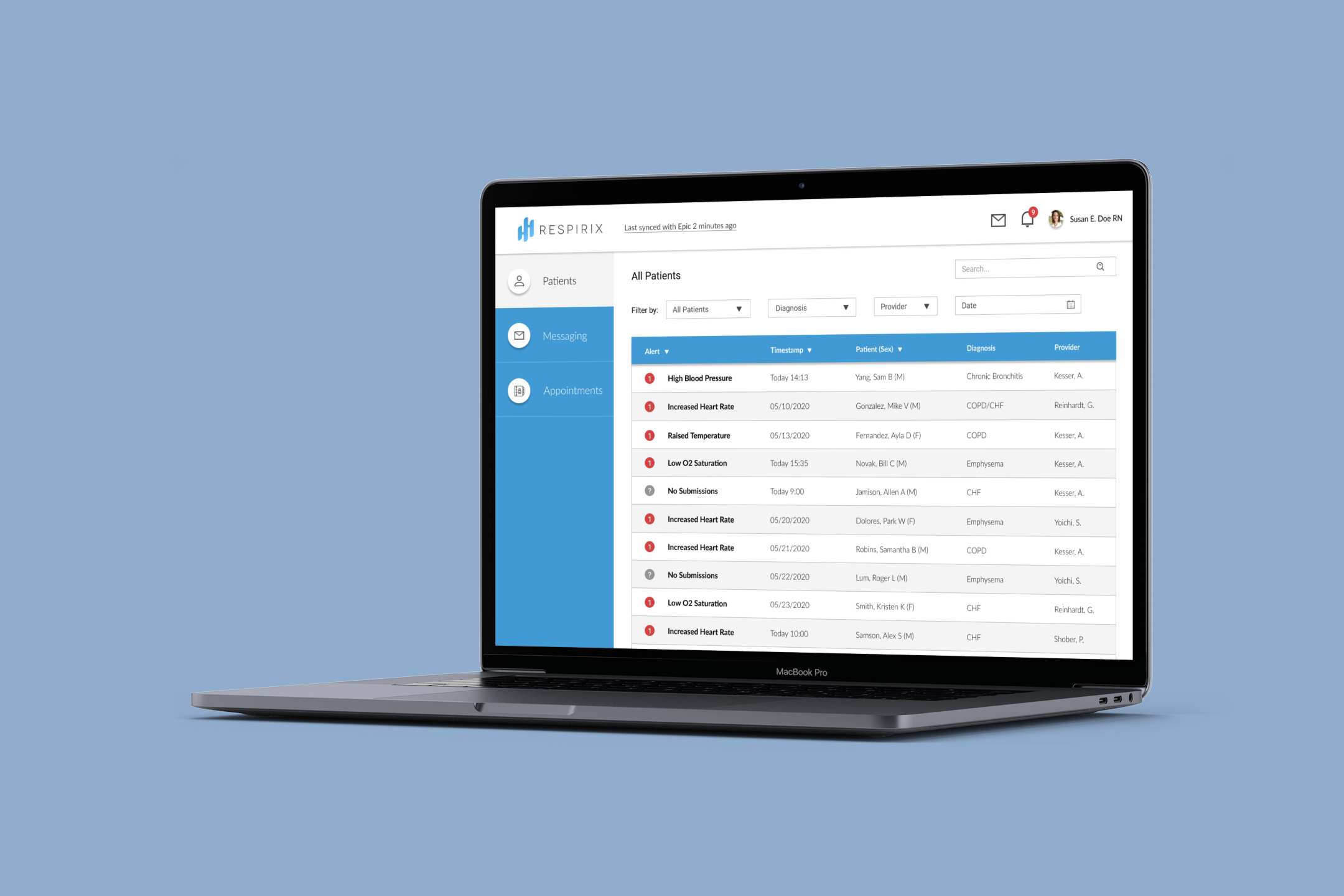 Respirix — James Rothbart - UX Designer