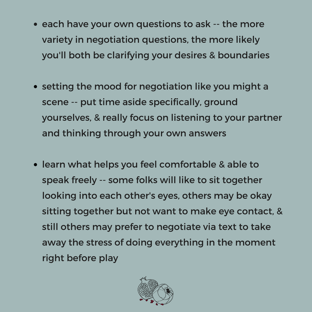 negotiation skills & tips — Unearthed Pleasures