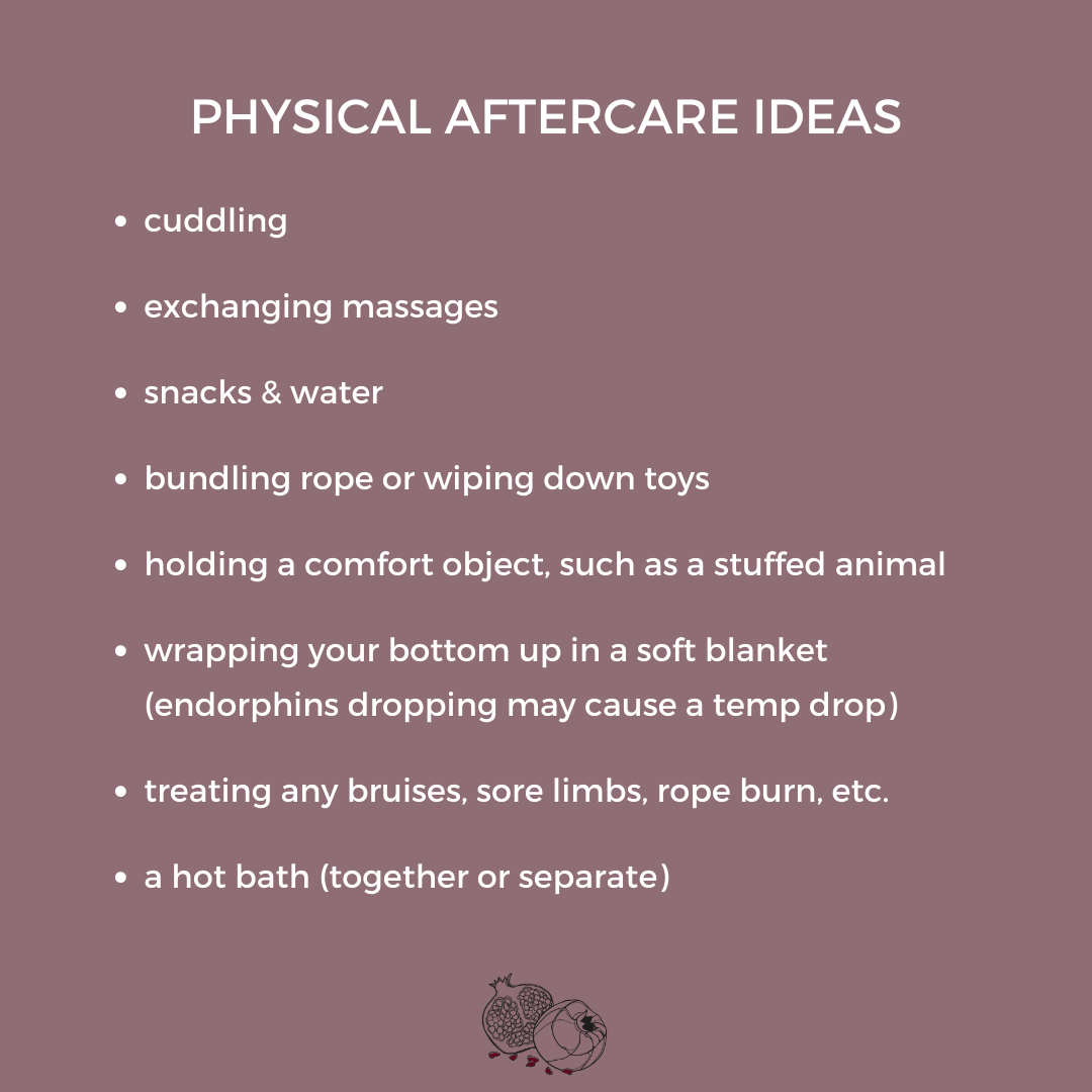 aftercare tips — Unearthed Pleasures