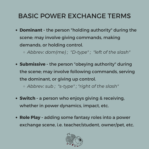 basics of D/s — Unearthed Pleasures