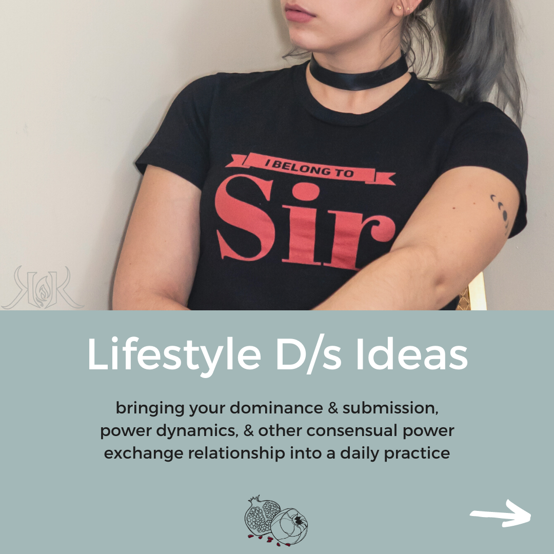 D/s ideas! — Unearthed Pleasures