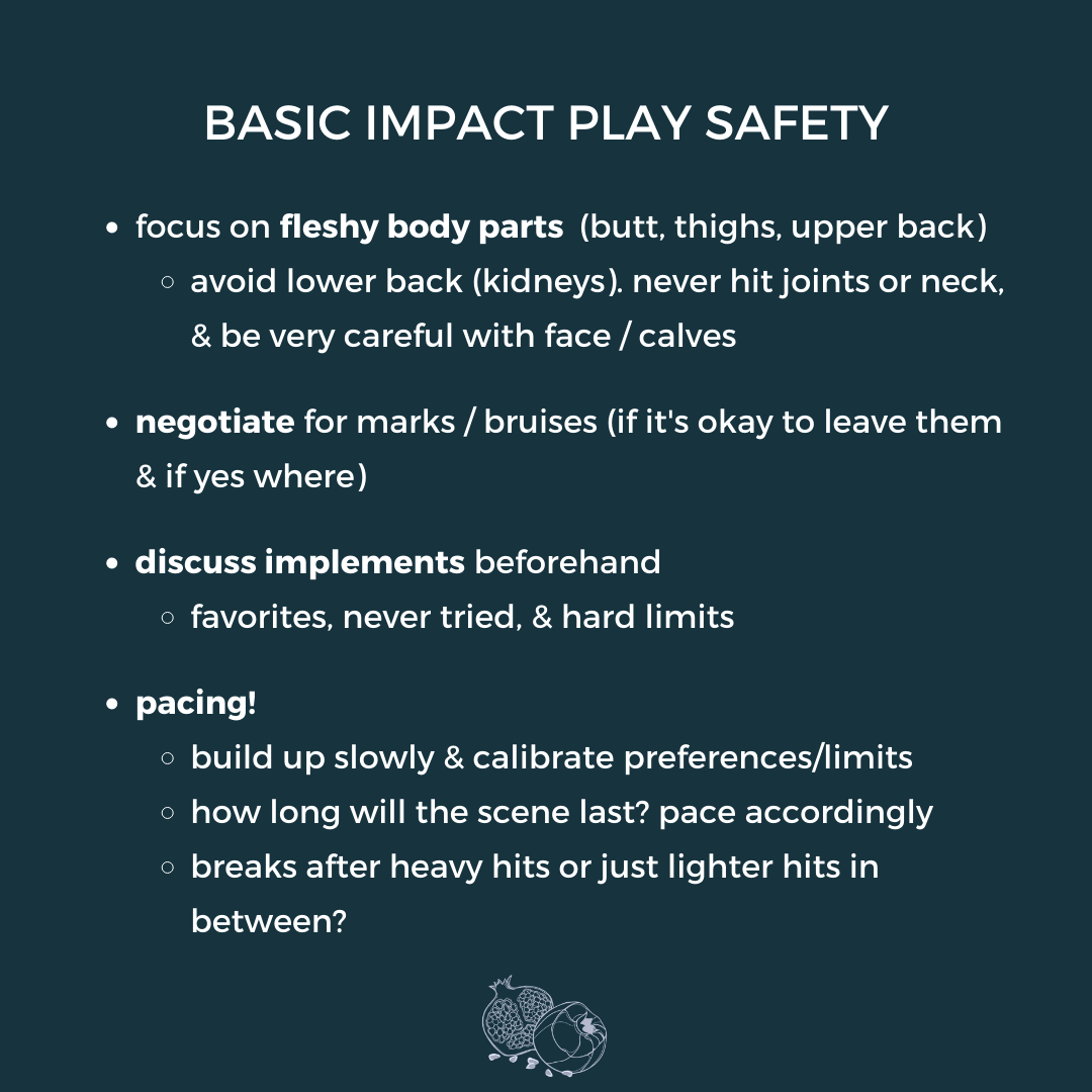impact play basics — Unearthed Pleasures