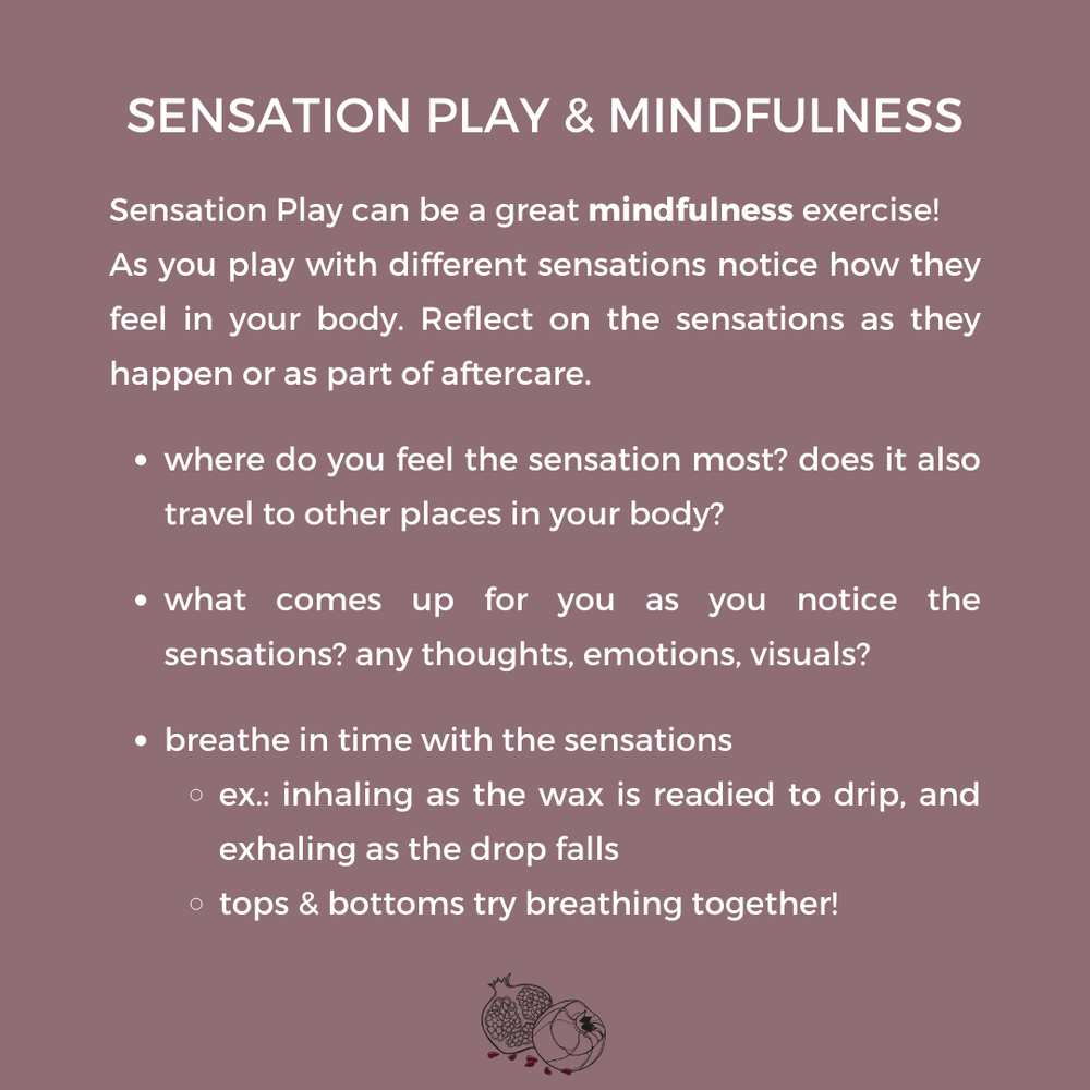sensation play basics — Unearthed Pleasures