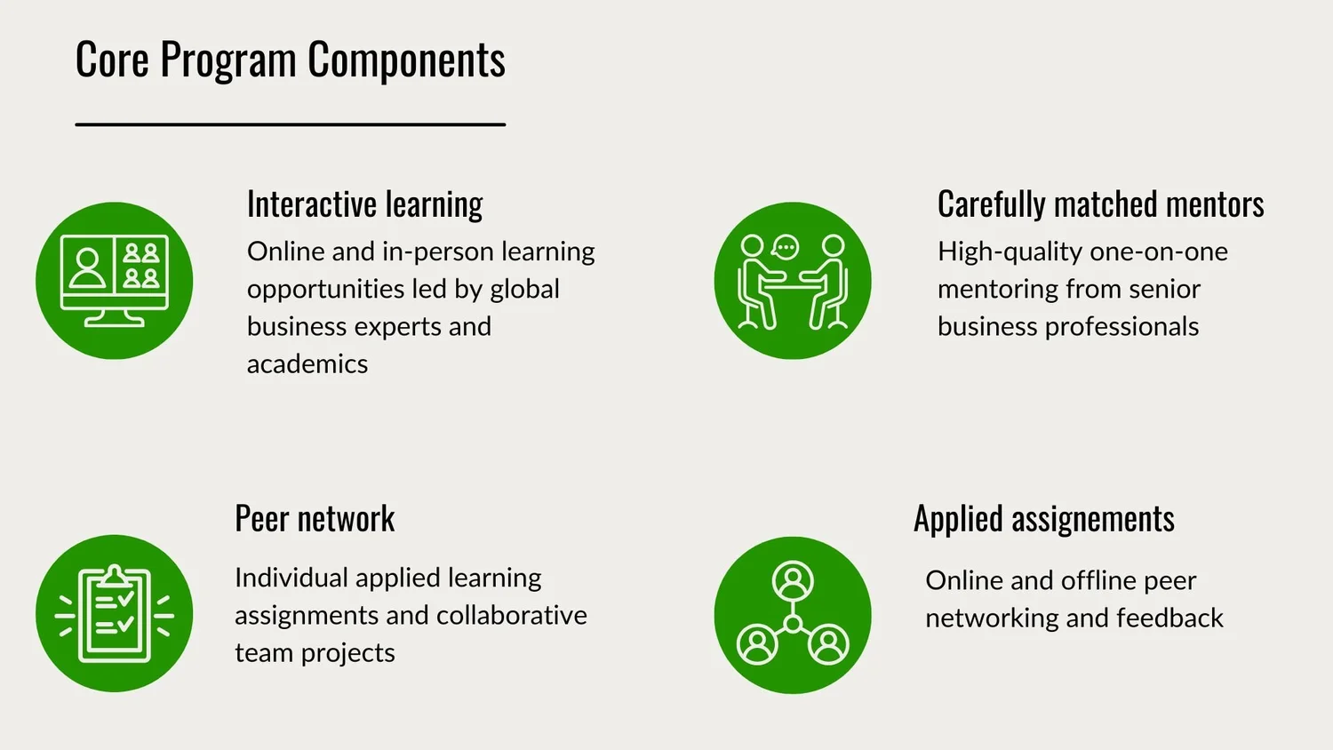 Core Program — African Women Entrepreneurship Cooperative