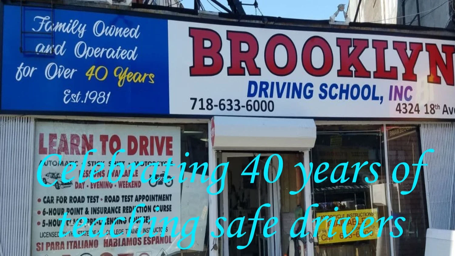BROOKLYN DRIVING SCHOOL, INC.